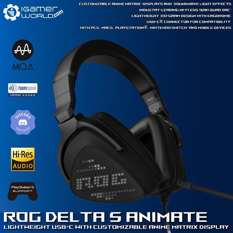 Jual ASUS ROG Delta S Animate Lightweight USB-C Anime Matrix Gaming ...
