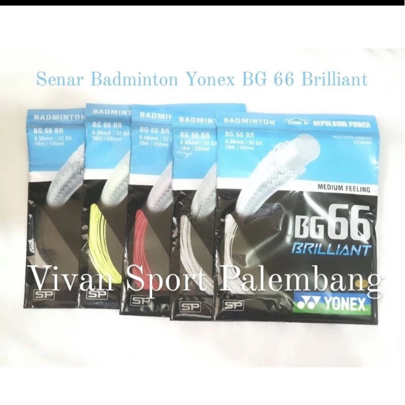 Jual Paket Senar Yonex BG 66 Brilliant 5pcs dan 10pcs | Shopee Indonesia