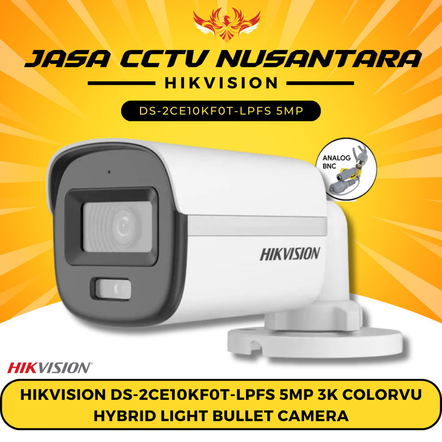 Jual Hik vision Camera DS-2CE10KF0T-LPFS 5MP 3K Turbo HD ColorVu Smart ...