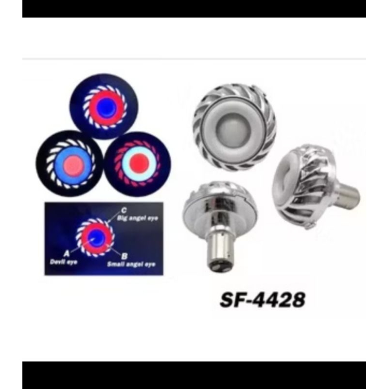 Jual lampu stop rem belakang projie variasi lampu rem rainbow spiral ...