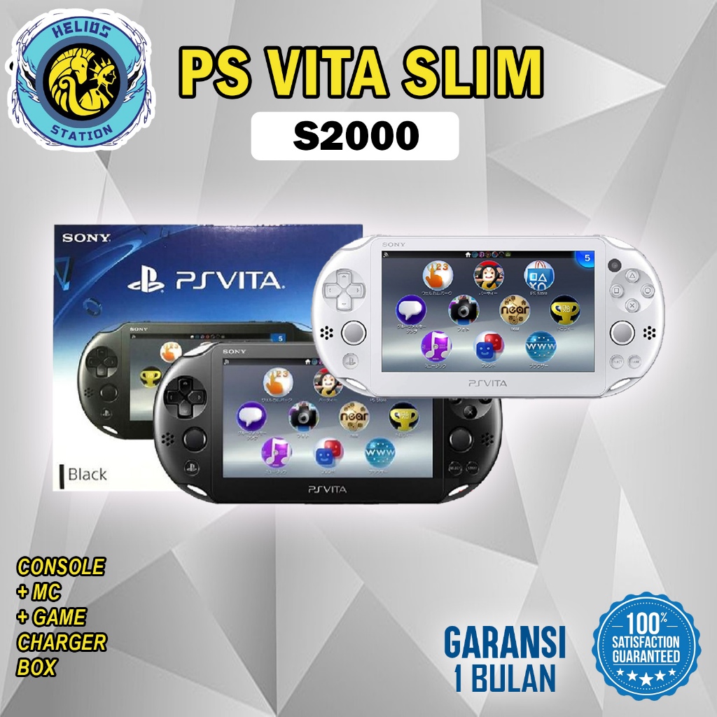 Jual PS Vita | SONY |PSvita CFW Slim GRADE B Memory 16GB/64GB /128 GB / GARANSI 3 bulan - Full ...