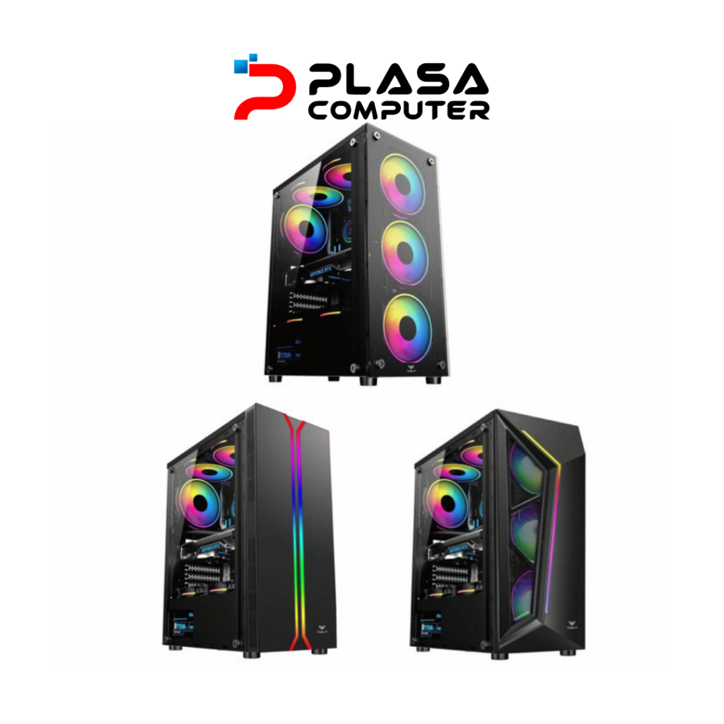 Jual Casing PC Gaming Aula FZ008 FZ010 FZ011 FZ012 RGB Tempered Glass ...