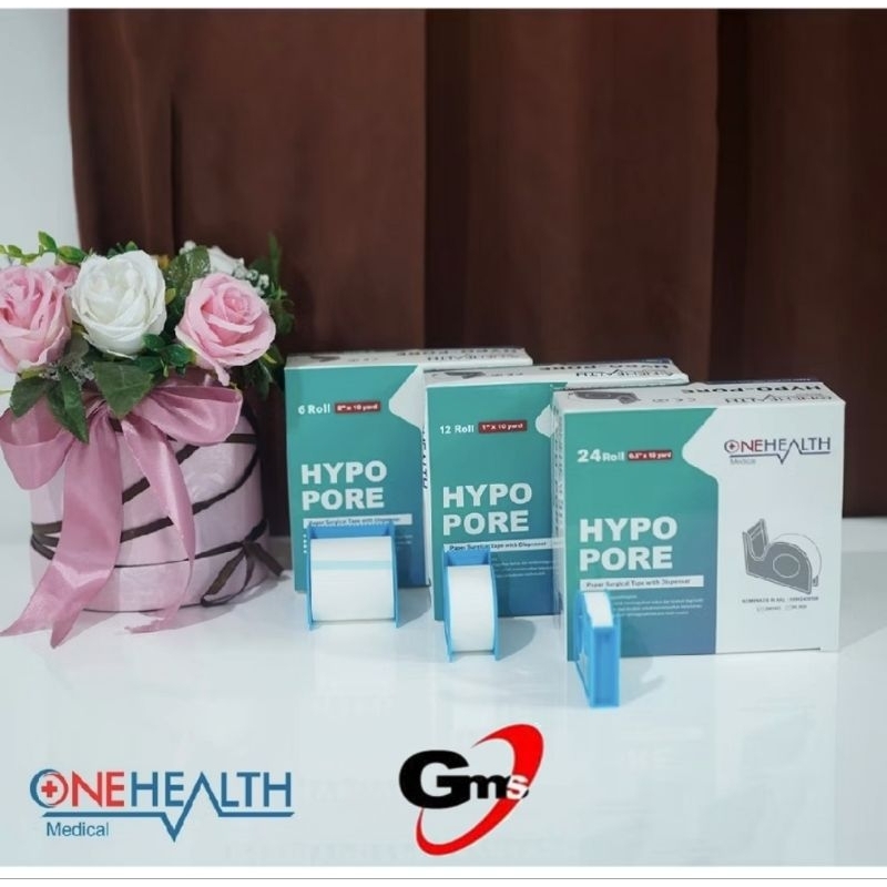Jual Onehealth Hypopore Surgical Tape 1 inch / Paper Tape Seperti ...