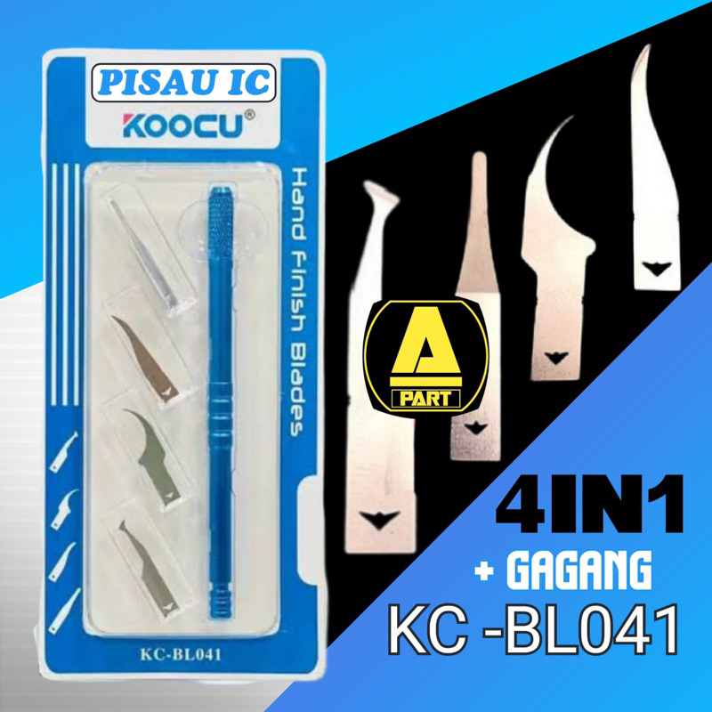 Jual PISAU IC PISAU CONGKEL CPU EMMC UFS KOOCU KC BL041 4 IN 1 | Shopee ...
