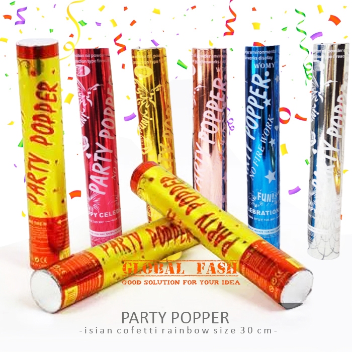 Jual Party Poper Confetti / Confetti Poper Pesta / Poper Party ...