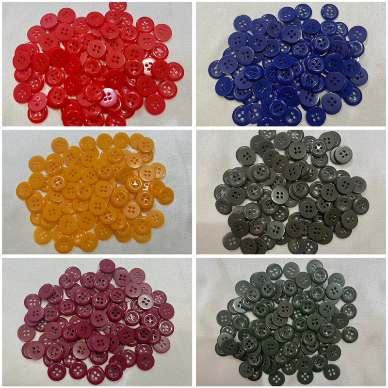 Jual Kancing PDH/Dinas/Ukuran 22L/14mm/1,4cm (Harga per 1 Lusin & Gross ...