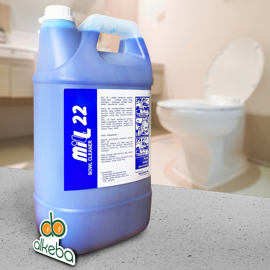 Jual MILL 22 Bowl Cleaner Galon 4 Liter Pembersih Closet Toilet ...
