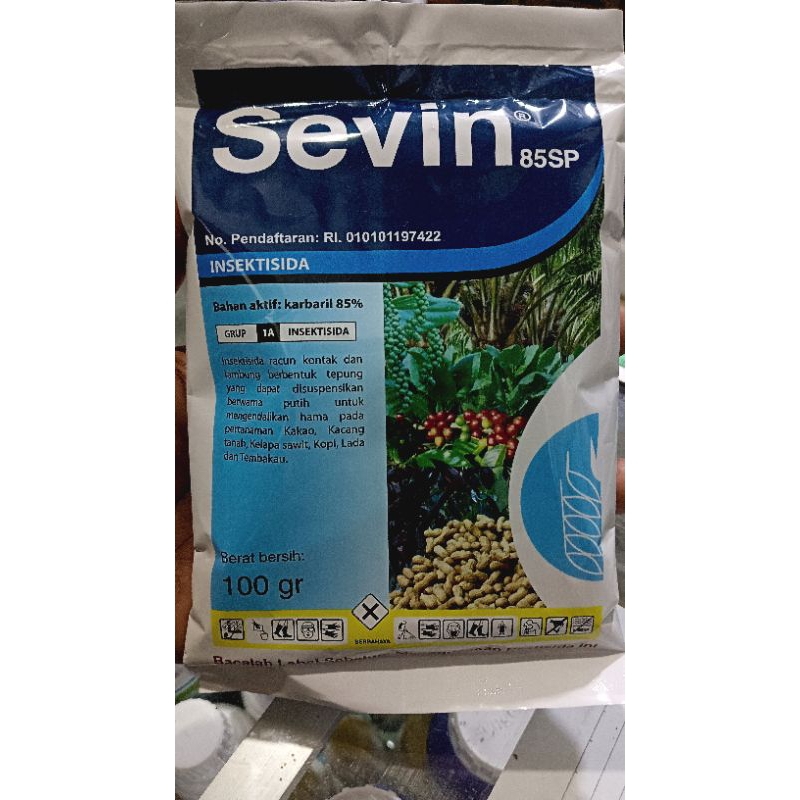 Jual Insektisida Sevin ,Bahan Aktif:Karbaril 85% kemasan 100gr | Shopee ...