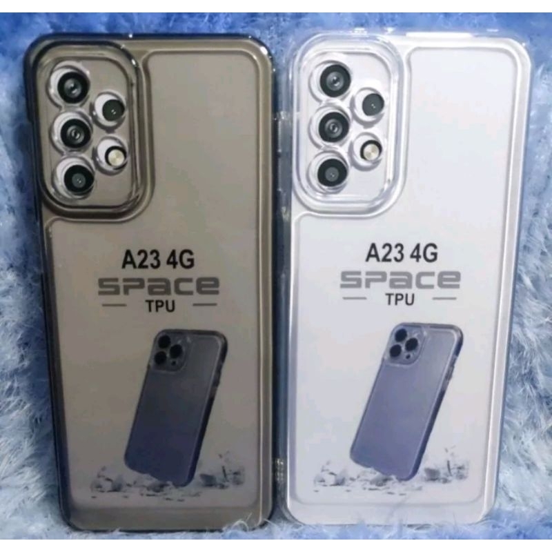 Jual Softcase Casing Samsung A23 4G Silikon Case Space Clear hitam ...