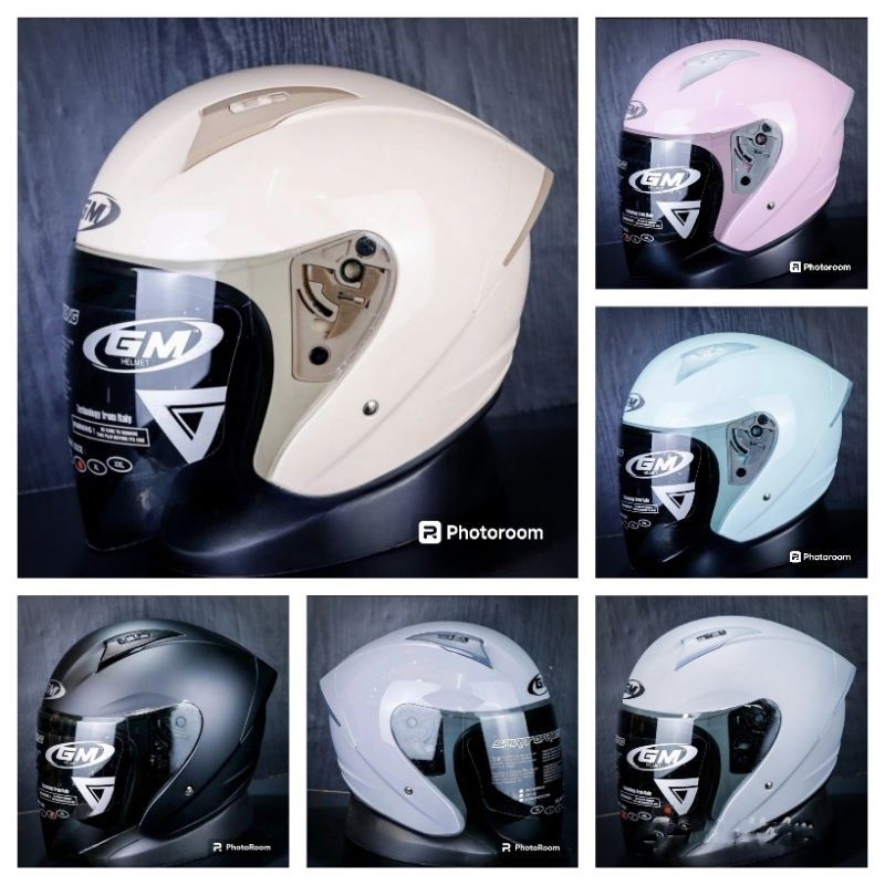 Jual HELM GM G1 SOLID ALL VARIAN | Shopee Indonesia