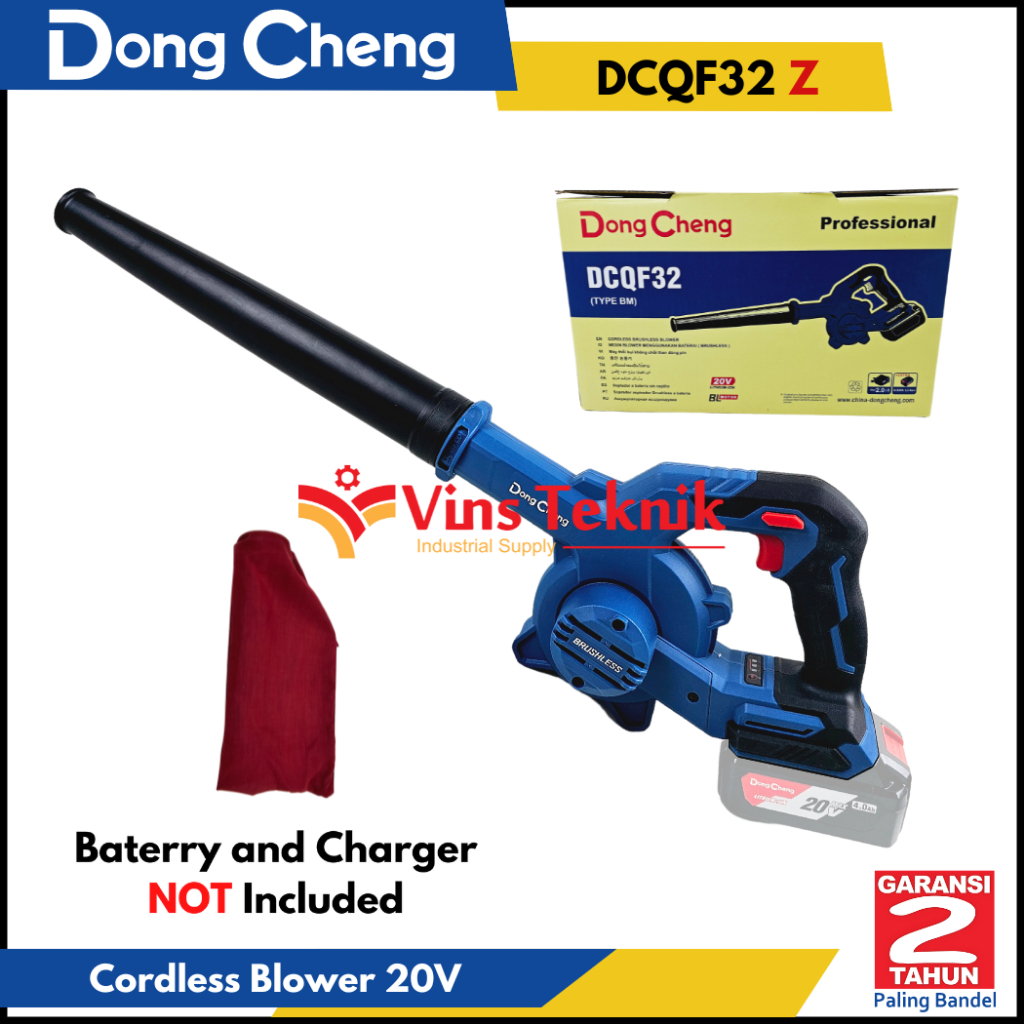 Jual Peniup Debu Cordless Brushless Blower 20V Vacuum DONGCHENG DCQF32 ...