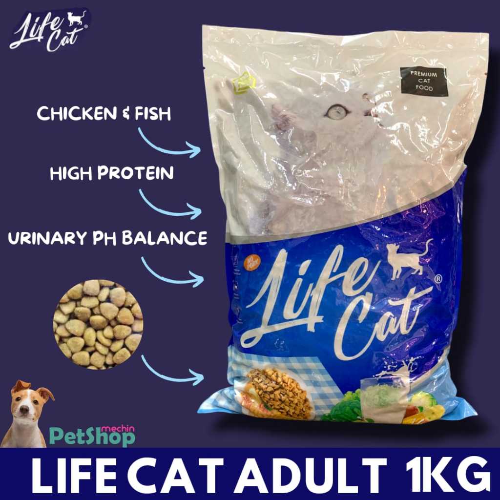 Jual LIFE CAT DRY FOOD SEMUA USIA KITTEN & DEWASA 1KG (MENGANDUNG ...