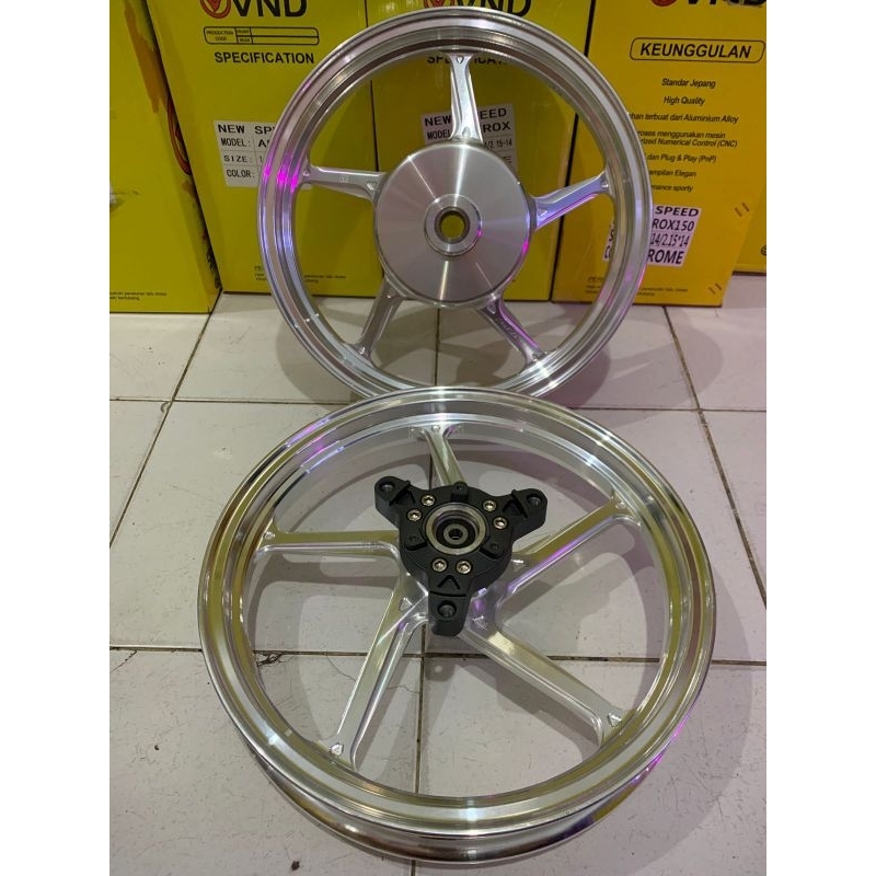 Jual VND RACING VELG AK55 R14 AEROX OLD/NEW /NMAX NEW /NMAX OLD UK 1.85X14 / 2.15X14 | Shopee ...