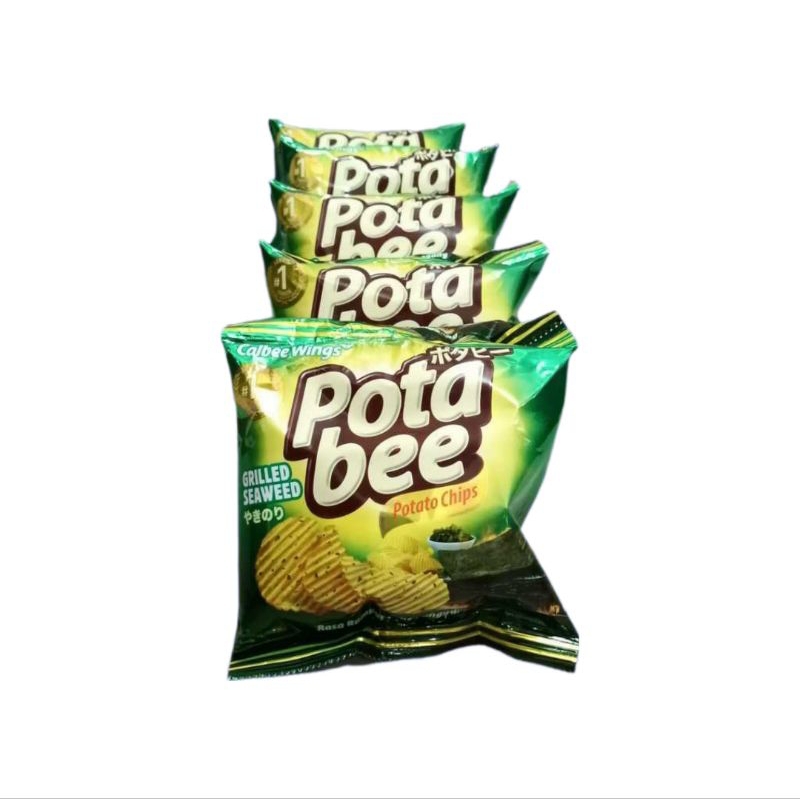 Jual Potabee Potato Chip Rasa Grilled Seaweed 15g (1 renceng/10 sachet ...
