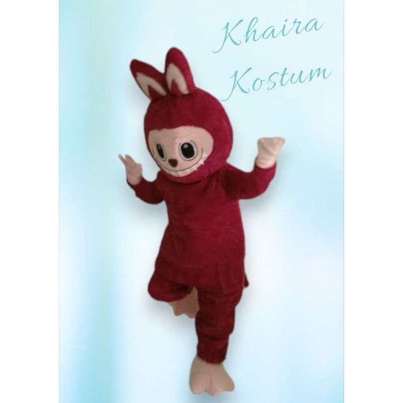Jual Kostum. Badut Labubu Warna Merah Maroon | Shopee Indonesia