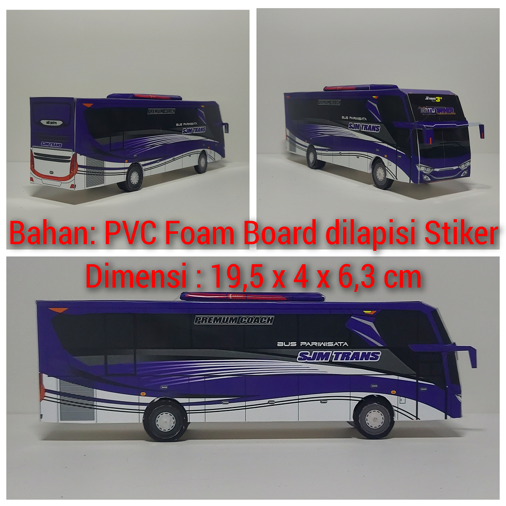 Jual Miniatur Bus SJM Trans Ratu Maher | Shopee Indonesia