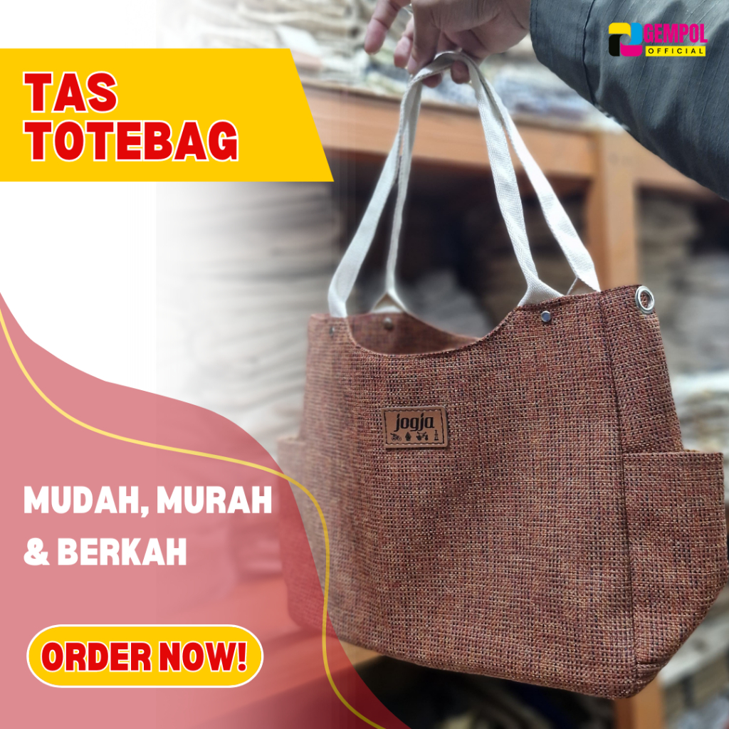 Jual TOTEBAG WANITA PREMIUM /TOTEBAG TENUN/TAS WANITA/TOTEBAG VIRAL ...