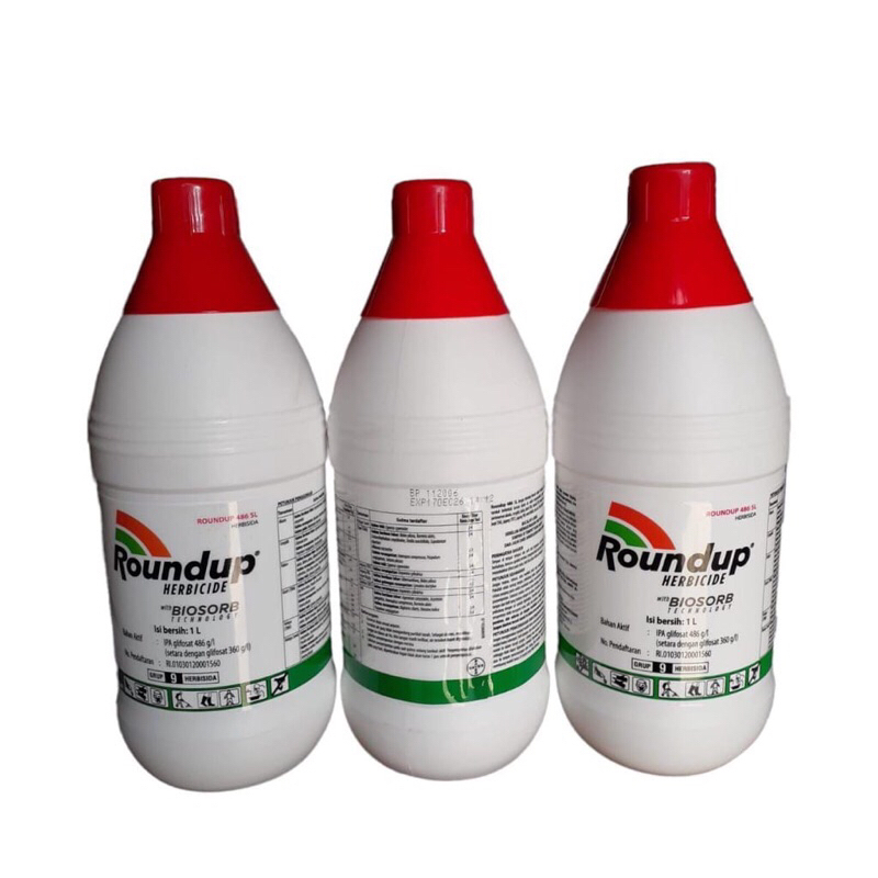 Jual HERBISIDA ROUND UP 486 SL 1 LITER/RACUN SISTEMATIK ROUNDUP 1L ...