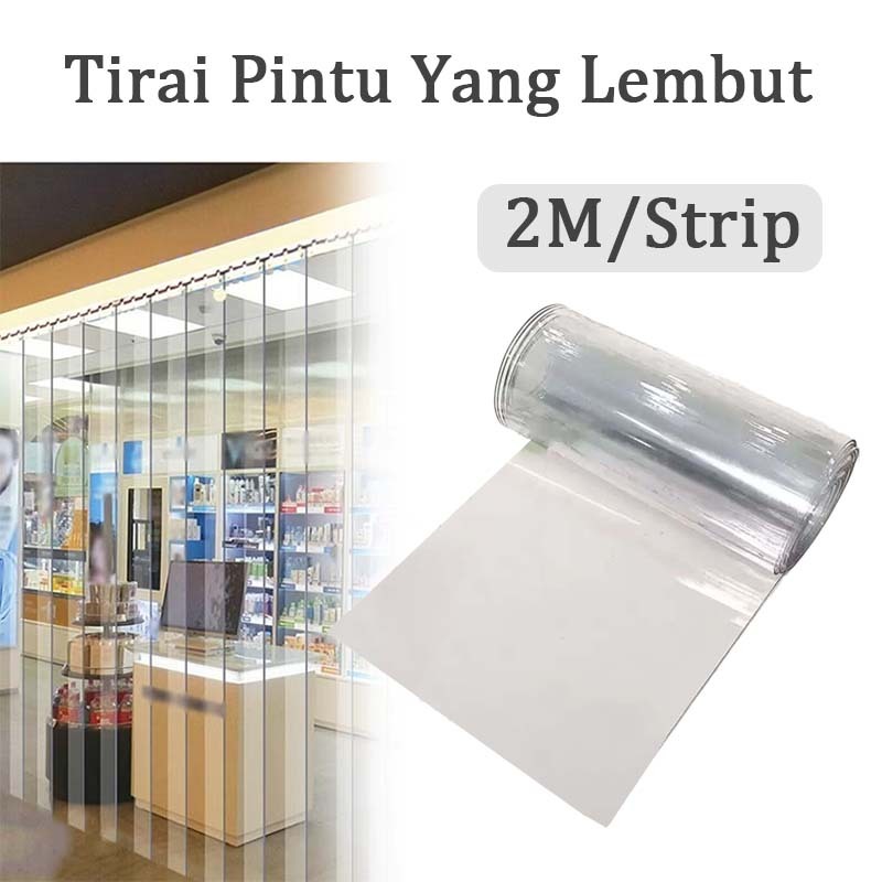 Jual Tirai Pvc Tirai Plastik Pvc Clear Rakit Strip Curtain Komplit L ...