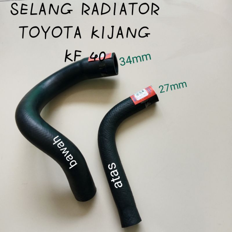 Jual SELANG RADIATOR TOYOTA KIJANG KF 40/5K ATAS BAWAH | Shopee Indonesia
