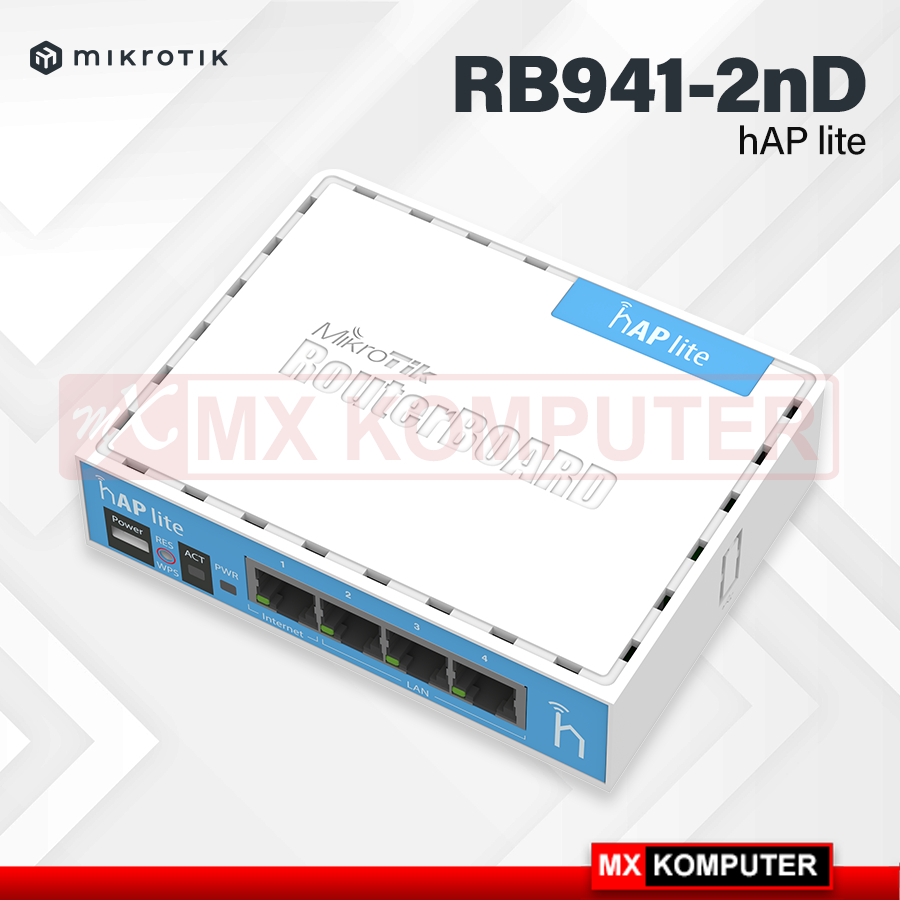 Jual RouterBoard Mikrotik RB941-2nD - HAP Lite RB 941 2nd | Shopee ...