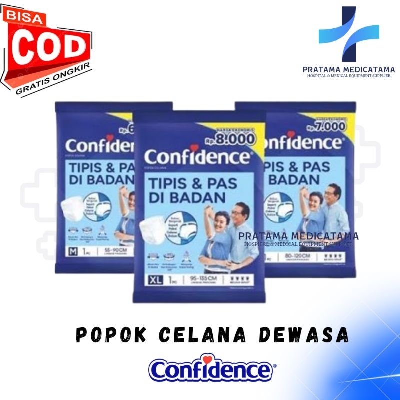 Jual Confidence Popok Celana Dewasa Adult Diapers Pants Sachet | Shopee ...