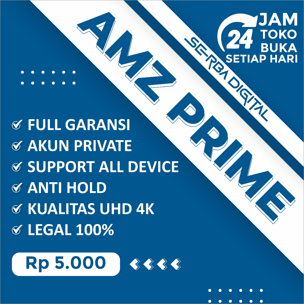 Jual PRIME AMAZON VID PRAIME AMZ TERBARU FULL GARANSI 1024004 | Shopee Indonesia