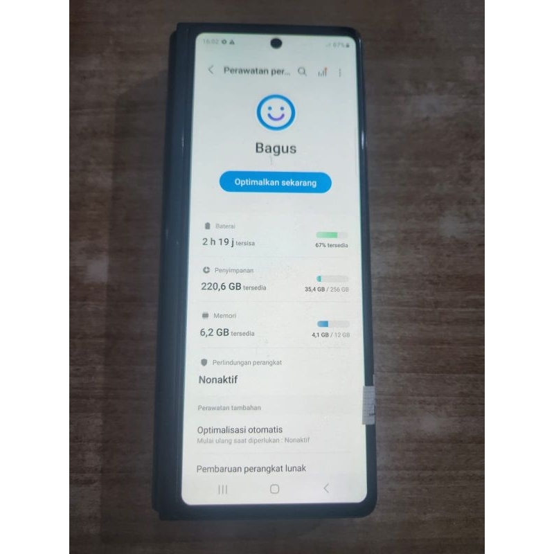 Jual Samsung Galaxy Fold 2 Ram 12/256 Black Hitam Second Minus Layar ...