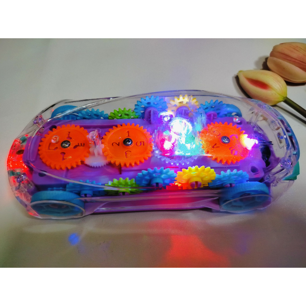 Jual MOBIL SPORT ANAK TRANSPARAN LED CONCEPT RACING CAR GEAR PUTAR ...
