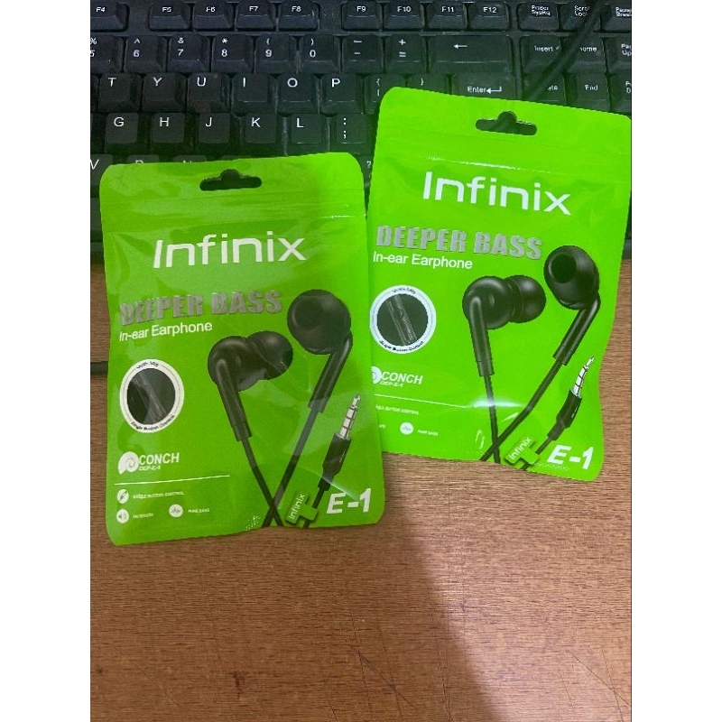 Jual Headset Earphone Infinix Deeper Bass E-1 In-Ear Earphone Single ...