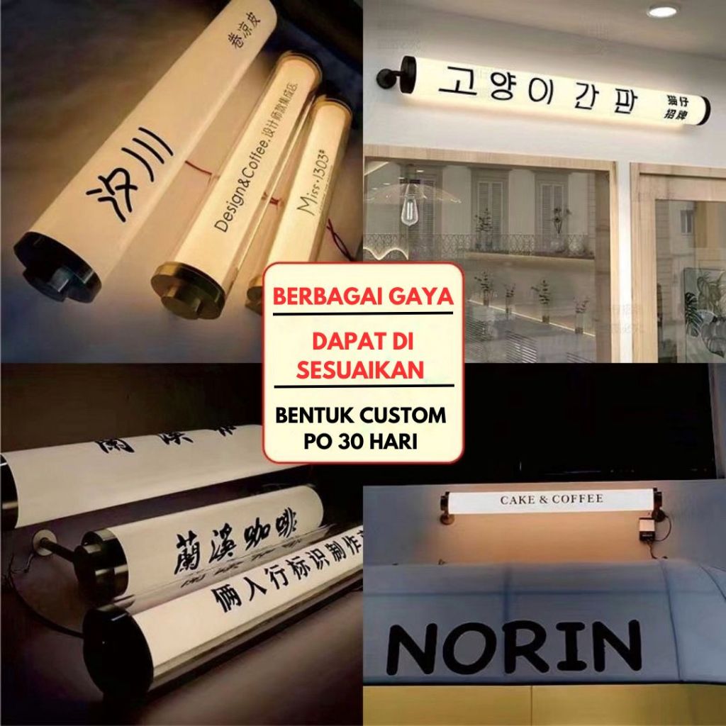 Jual Acrylic cylindrical luminous light box - Light box silinder ...