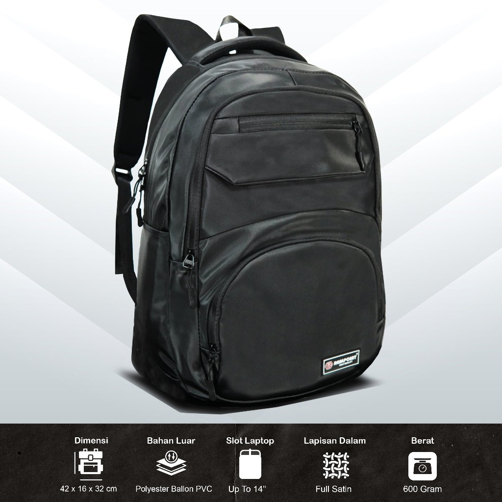 Jual Tas Ransel Sekolah Realpoint Anti Air 16 inch SD-SMP-SMA-Kuliah / Tas Ransel Kerja Kuliah ...