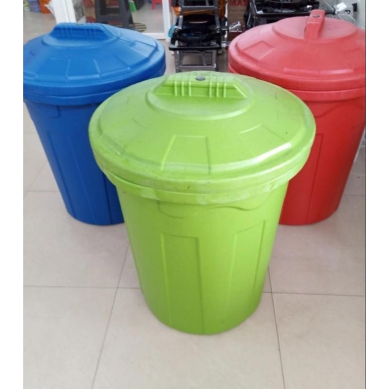 Jual TONG EMBER BESAR 150 LITER + TUTUP WARNA RANDOM | Shopee Indonesia