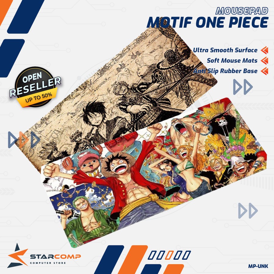 Jual Mousepad gaming XL motif 80cm x 40cm One Piece | Shopee Indonesia