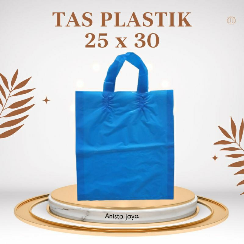 Jual Kantong Plastik Sofhandle polos ukuran 25x30 (isi 100) | Shopee ...