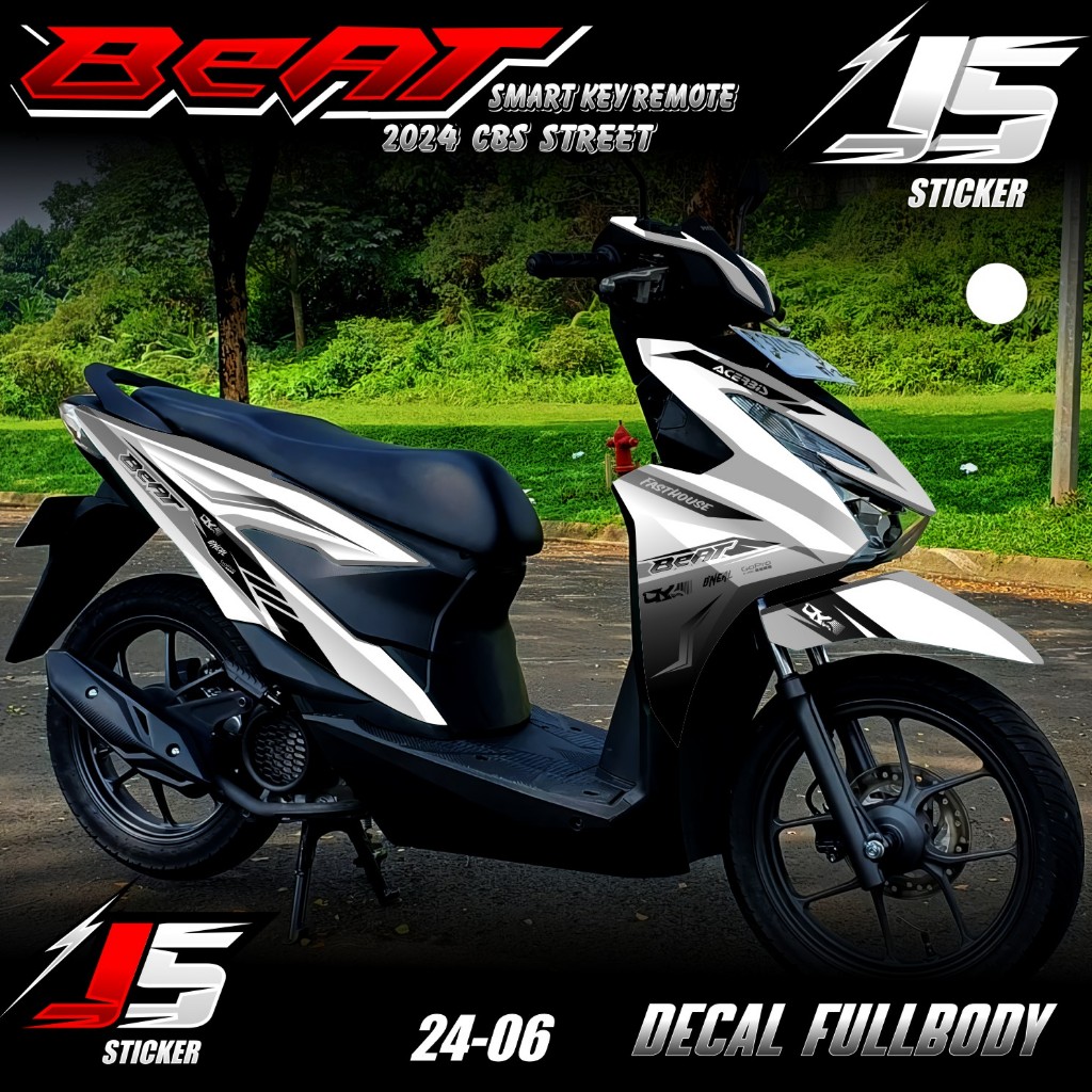 Jual (COD) TERBARU Decal Sticker BEAT CBS STREET DELUXE Smart Key ...