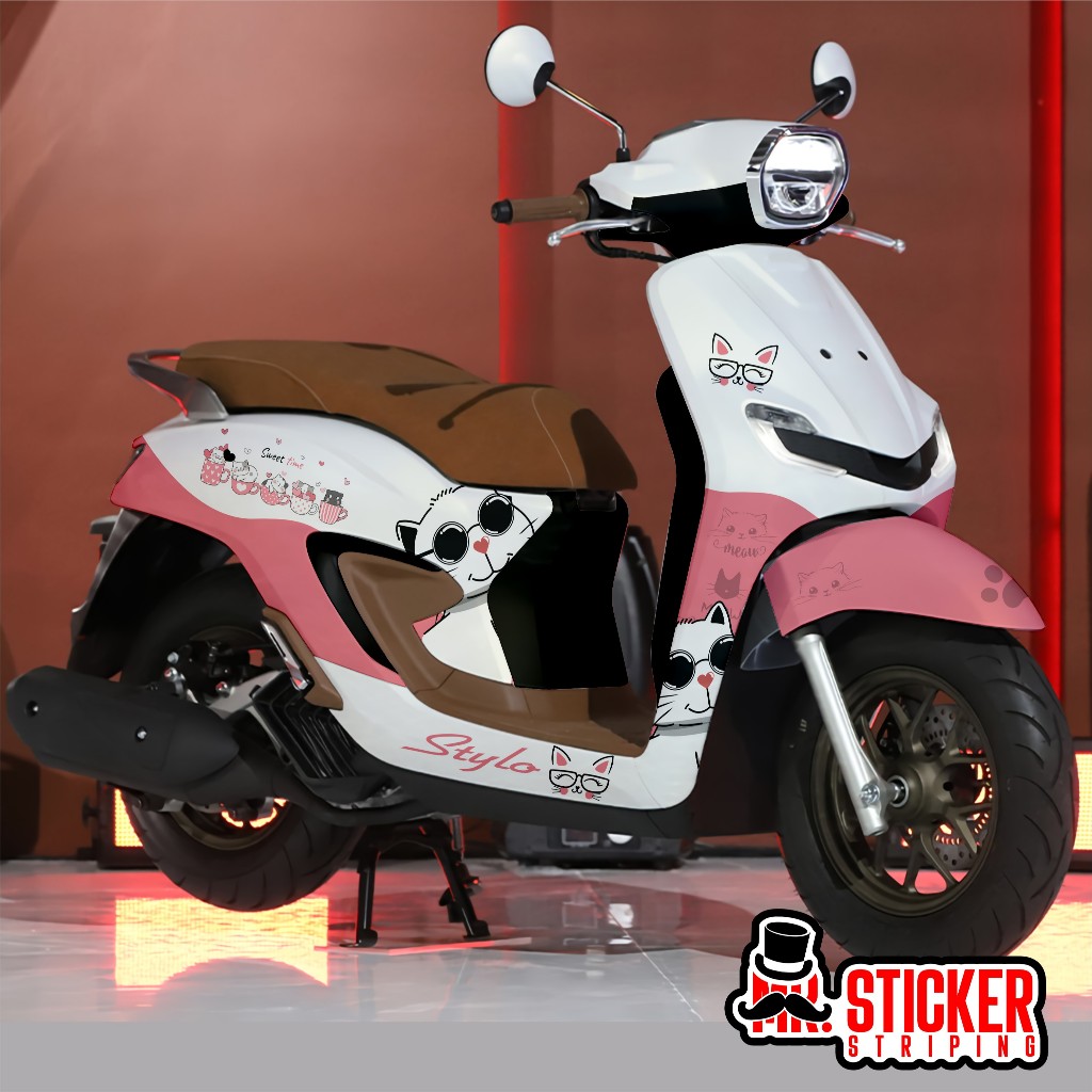 Jual Decal honda stylo 160 full body custom sticker free design motif ...