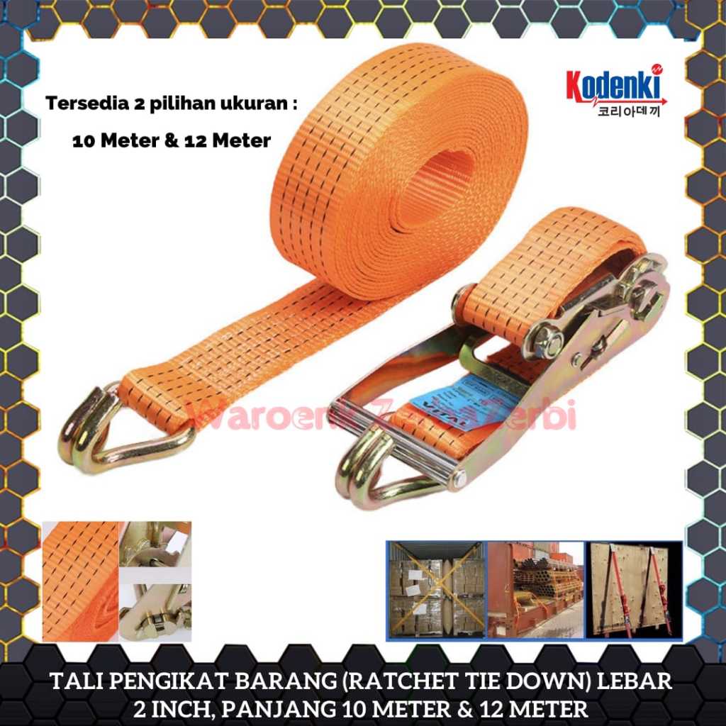 Jual ALAT TALI TAMBANG BELT PENGIKAT IKAT PENAHAN BARANG PAKET PALET ...
