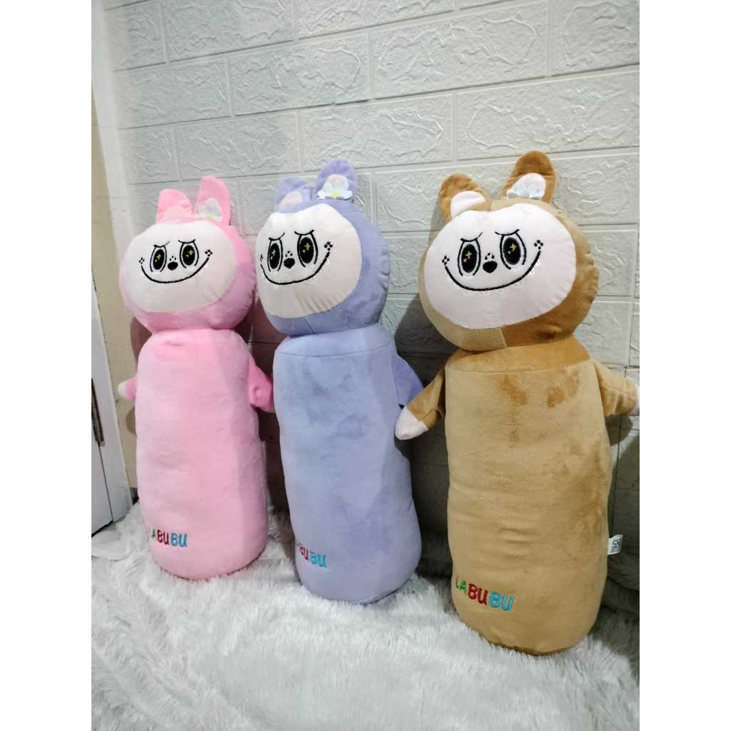 Jual Boneka Guling Labubu Ukuran 60 cm Berlebel SNI Labubu The Monsters ...