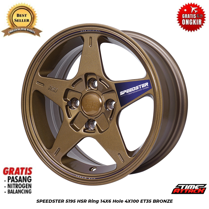 Jual Velg HSR Promo R14 Tipe Speedster Cocok Untuk Mobil Toyota Agya ...