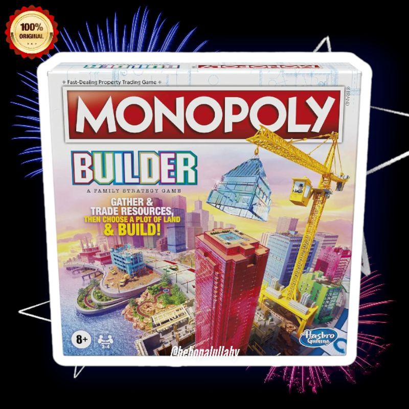 Jual MONOPOLY BUILDER BOARD GAME ORIGINAL HASBRO / KIDZ STATION / TOYS ...