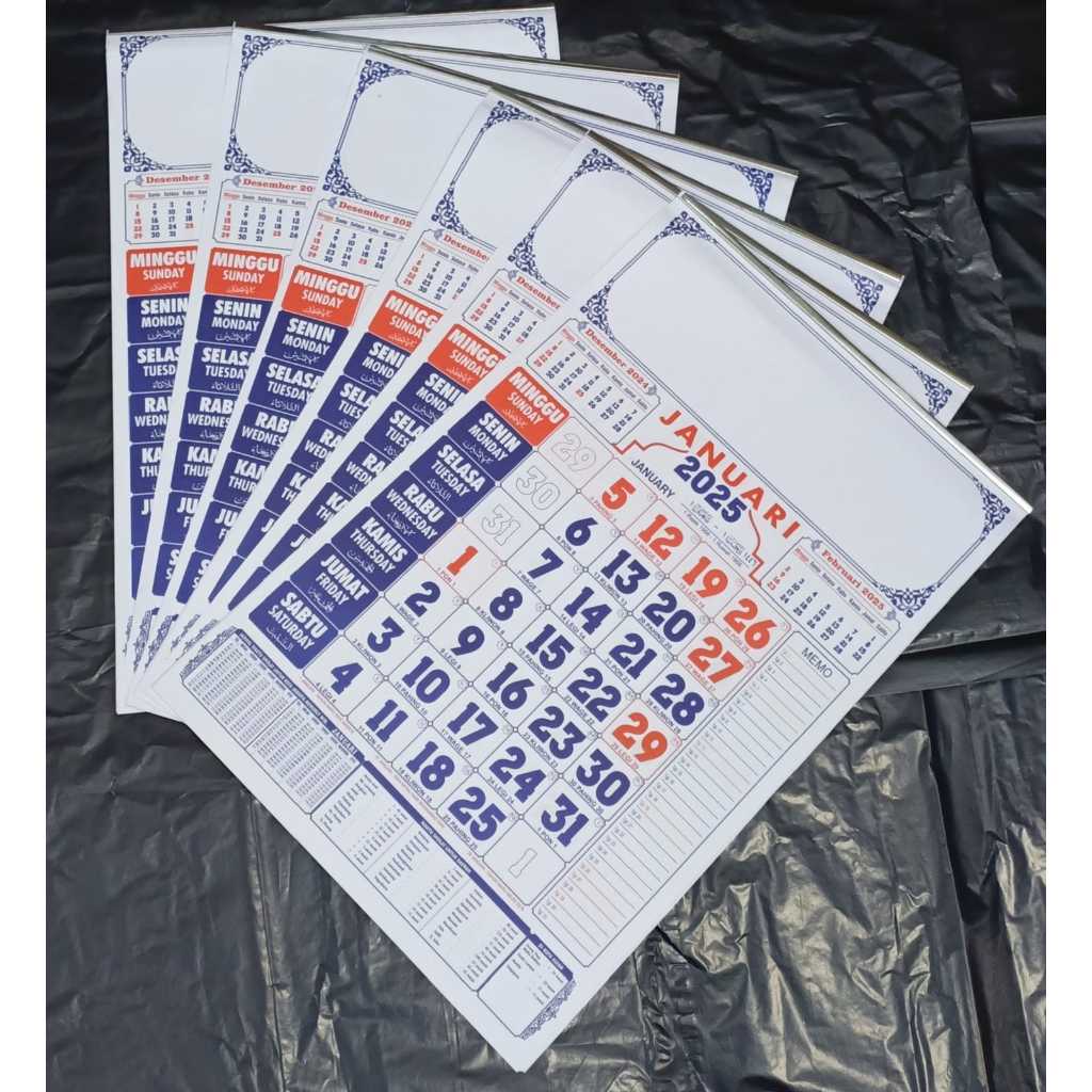 Jual APEN Kalender Dinding Tahun 2026 Polos 48x32cm | Shopee Indonesia