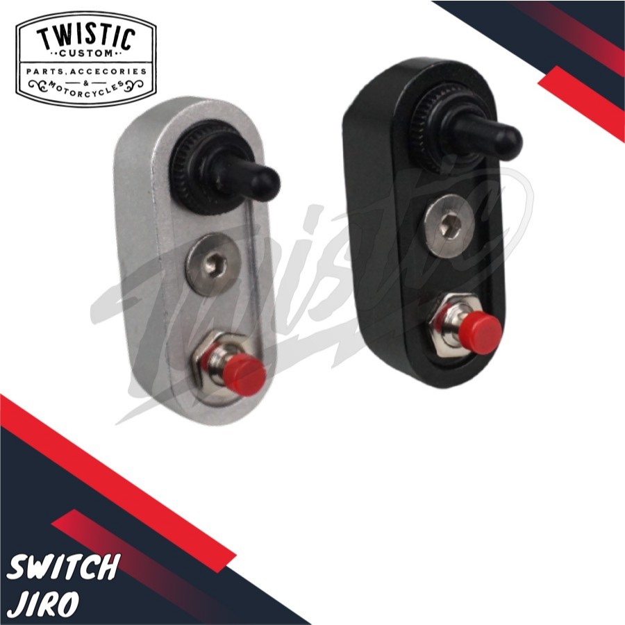 Jual Saklar Switch Jiro Holder Tombol Lampu Sen Starter Klakson Motor ...