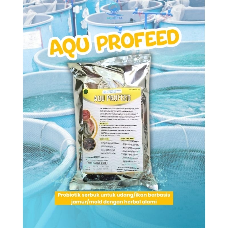 Jual AQU PROFEED by AQUBETA (Probiotik serbuk ikan dan udang) untuk optimalisasi dan efesiensi ...