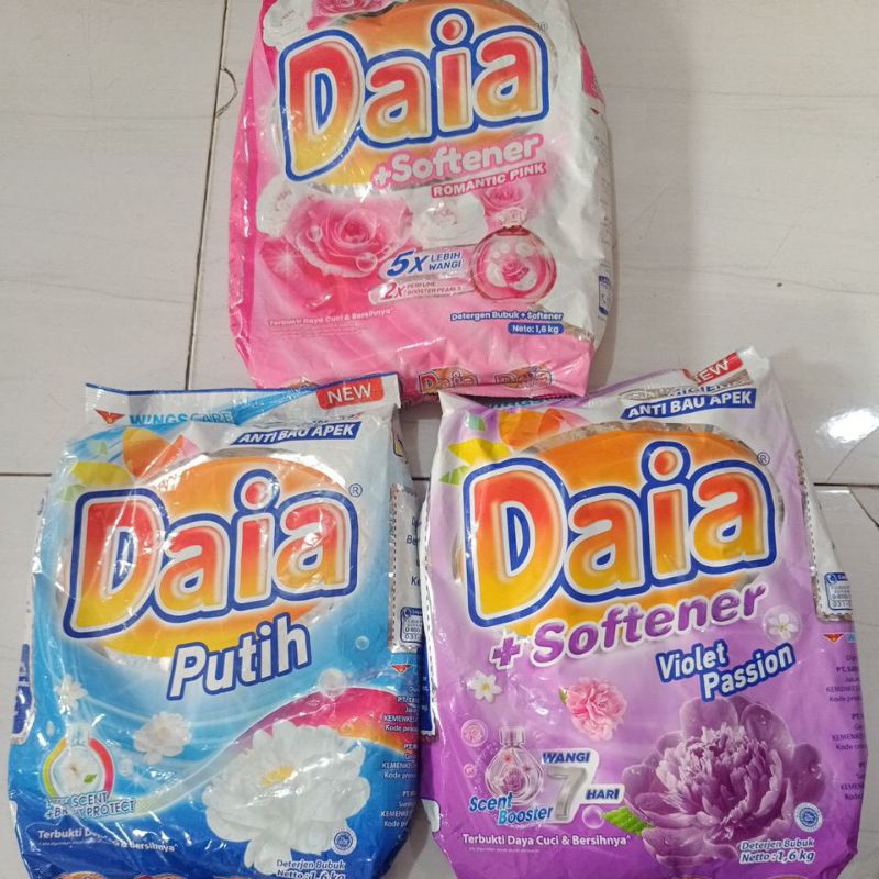 Jual DAIA detergen bubuk 1.5kg/1500g | Shopee Indonesia