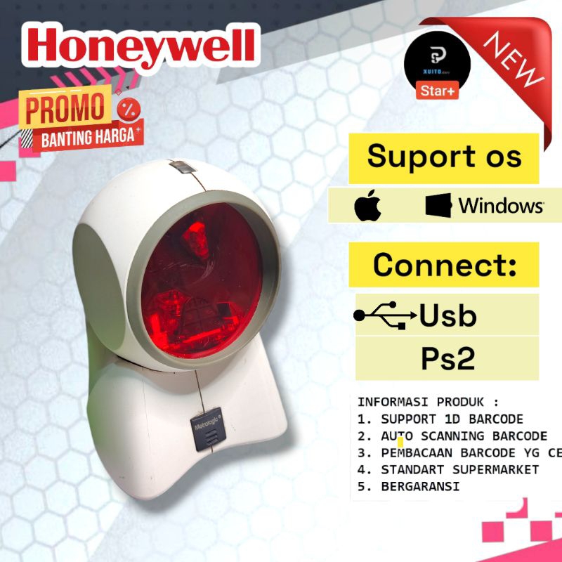 Jual Omni Barcode Scanner Seken 1D Honeywell/Metrologic | Shopee Indonesia