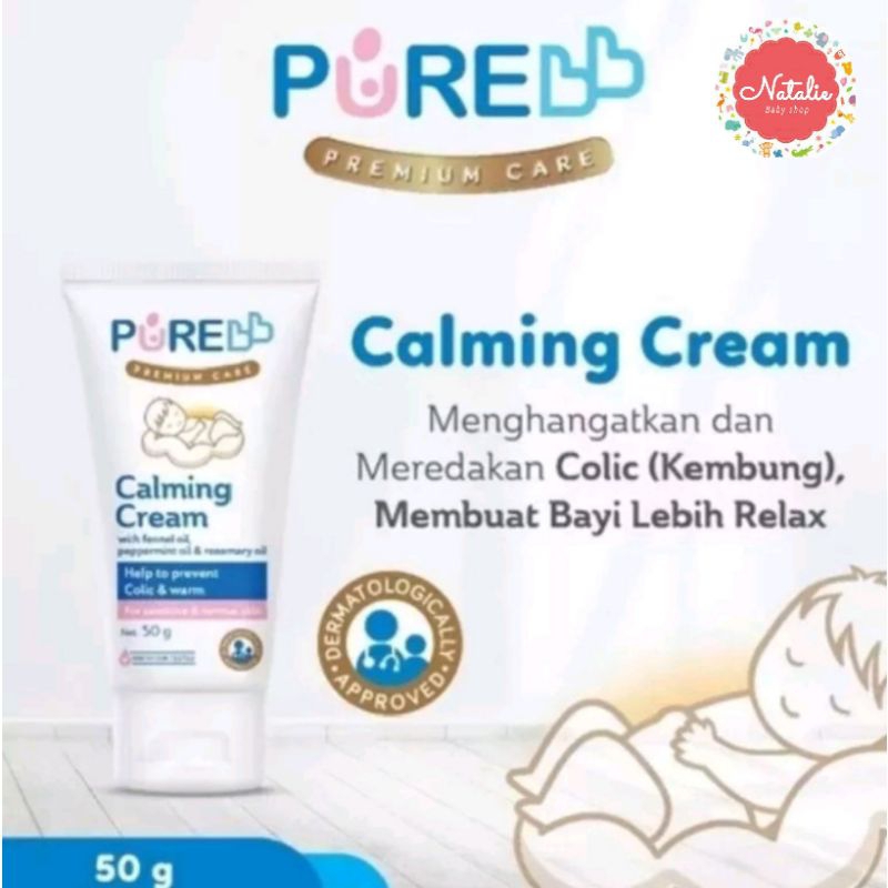 Jual PURE BABY Calming Rub Cream 50gr | Menghangatkan dan Pereda Kolik ...