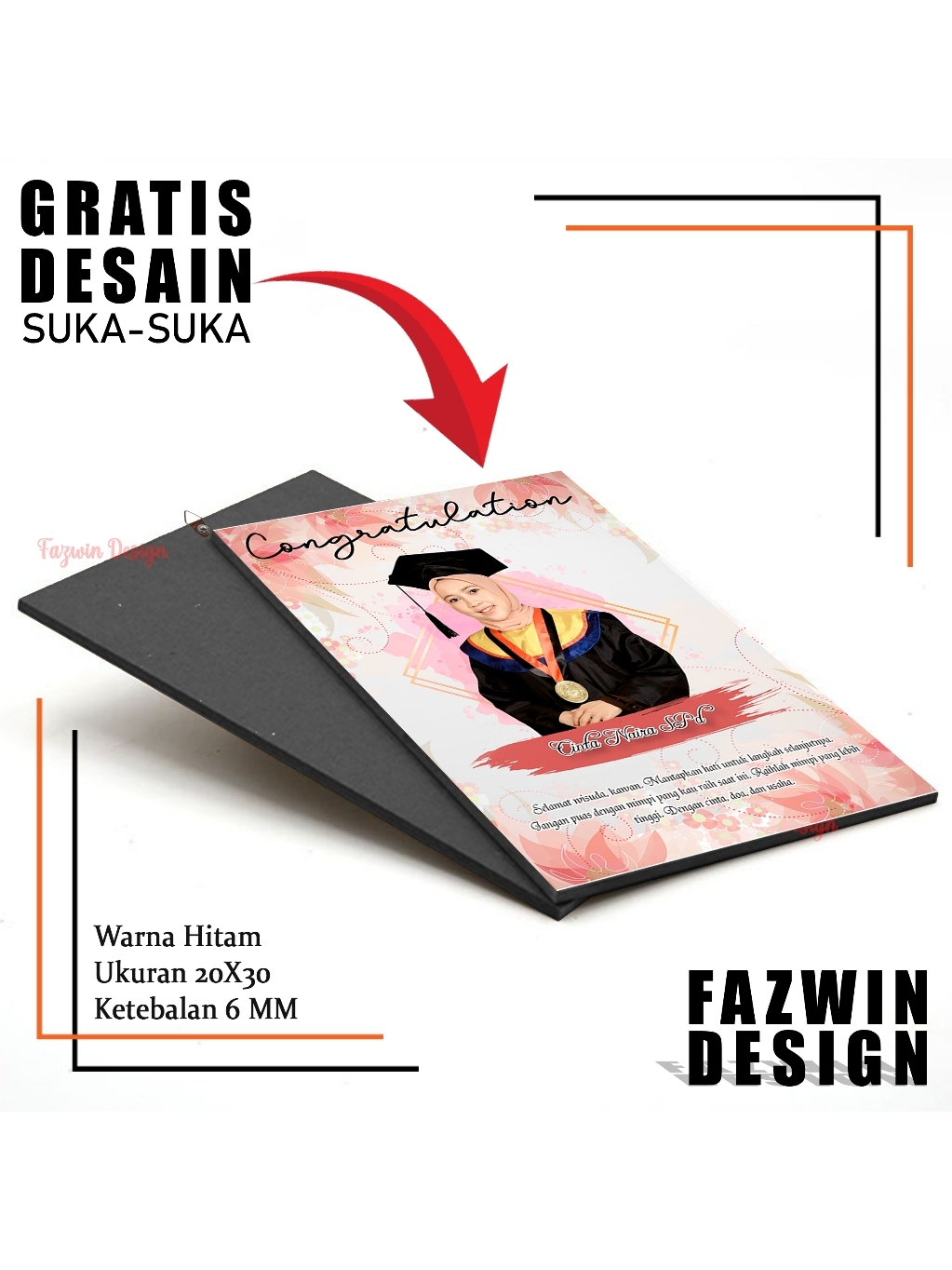 Jual Custom Foto Premium Bingkai Duco Hitam | Shopee Indonesia
