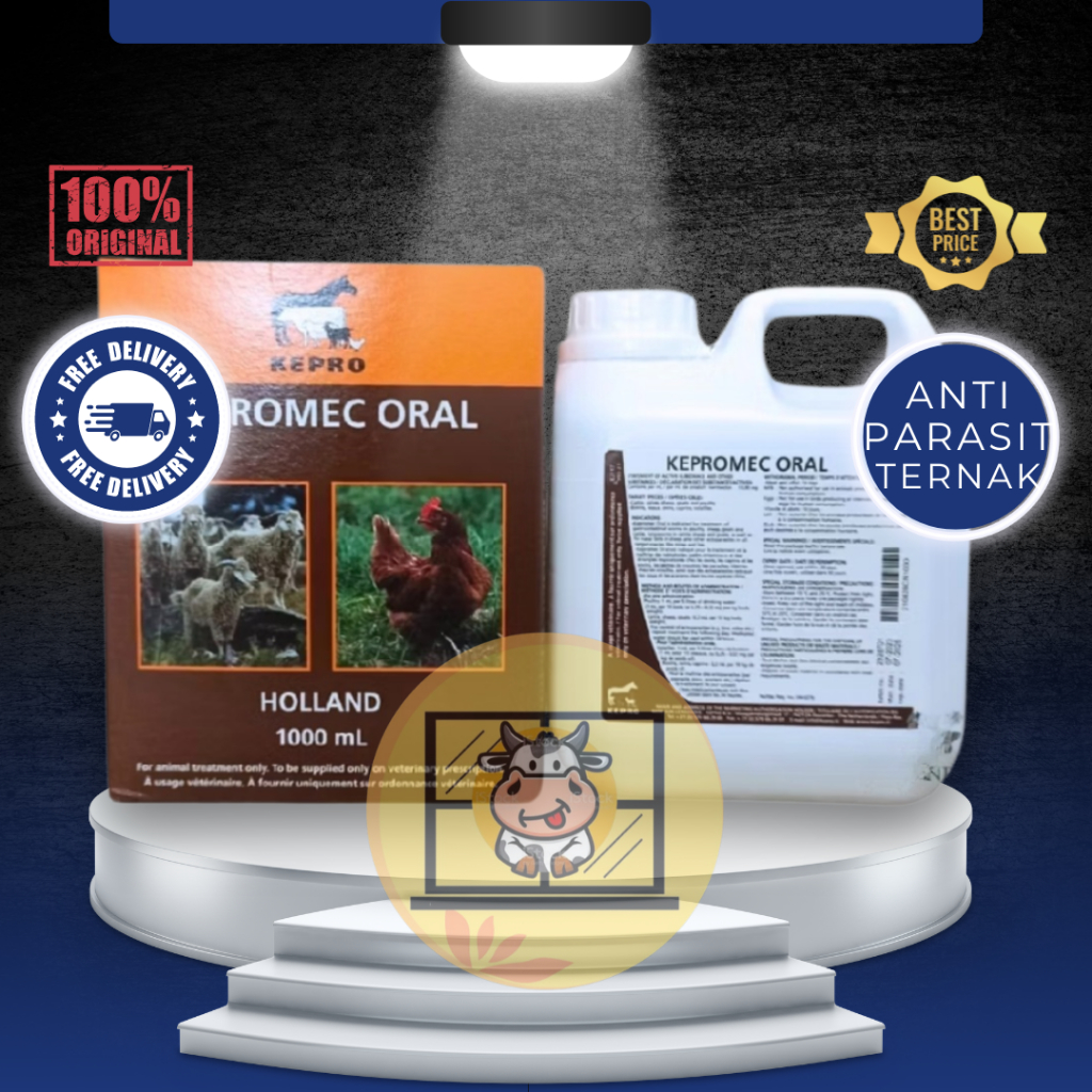 Jual KEPROMEC ORAL 1 LITER ORIGINAL - Obat Cacing Kutu Kudis Scabies ...