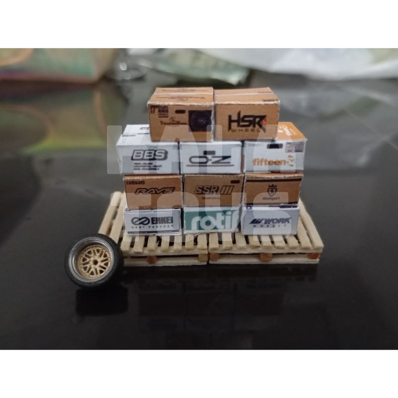 Jual box Velg skala 1/64 aksesoris diorama | Shopee Indonesia